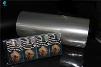 China Clear Glossy PVC Packaging Film For The Tobacco , Slim Cigarette Naked Box Packaging In Food Grade for sale
