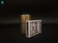 China Holographic PET Gold Line Tear Strip Tape For Playing Cards Box Packaging With Long Storage Time for sale