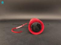 China 5mm Jumbo Rolls Adhesive Custom Security Red Tear Tape For Dhl Paper Bag Packaging And Open for sale