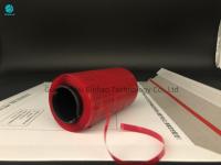 China 50000m Rolls Adhesive MOPP Red Tobacco Tear Tape For SF Paper Bag Packaging And Open for sale