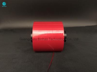 China 50000m Rolls Adhesive MOPP Red Tobacco Tear Tape For SF Paper Bag Packaging And Open for sale