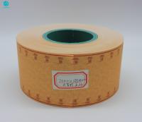 China Red Hot Stamping Cork Tipping Paper With Mint Sweeteners For Tea Cigarette Filter Rod Packaging for sale