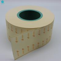 China Red Hot Stamping Cork Tipping Paper With Mint Sweeteners For Tea Cigarette Filter Rod Packaging for sale