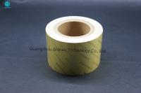 China Embossing Aluminum Foil Wrapping Paper With Gold Silver Color In Standard 1500m One Bobbin for sale