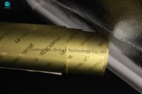 China Embossing Aluminum Foil Wrapping Paper With Gold Silver Color In Standard 1500m One Bobbin for sale
