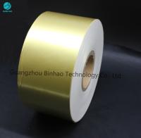 China Shiny And Matt Silver Gold Aluminum Foil Paper For Cigarette And Food Packaging for sale