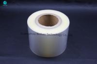 China High Transparency 120mm BOPP Film Roll For Medicine , Cigarette Box Packaging for sale