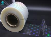China Holographic Thermal Shrinkage BOPP Film Roll Moisture - Proof Cellophane For Cigarette Box Sealing for sale