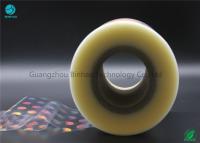 China 2500m Holographic BOPP Film Roll  ,  Big Thermal Glossy Clear Lamination Film For Cigar Packaging for sale