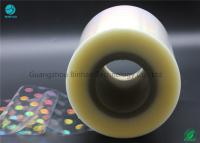 China 20 Micron Thermal Shrinkage Bopp Film Roll With 200 Tensile Strength For Cigarette Box Sealing Packaging for sale