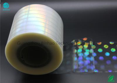 China Anti - Counterfeiting BOPP Film Roll Transparent Shiny For Cigarette Inner Box Package 120mm for sale