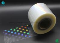 China Anti - Counterfeiting BOPP Film Roll Transparent Shiny For Cigarette Inner Box Package 120mm for sale