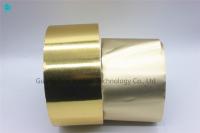 China Anti Water Aluminium Foil Paper Printed And Coated Gold Silver  Laminated  In 55g for sale