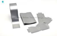 China Waterproof 42 Micron Silver Aluminium Foil Paper With PET Film For Cigarette Inner Packaging for sale