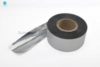 China Waterproof 42 Micron Silver Aluminium Foil Paper With PET Film For Cigarette Inner Packaging for sale