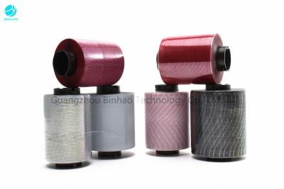 China 1.6mm Red Logo Printed Tobacco Tear Strip Tape For Cigarette Cosmetic Box for sale
