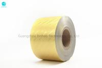 China Embossing Transfer Gold Silver Aluminium Foil Paper In 85 / 76 mm  In Cigarette Food Packaging for sale