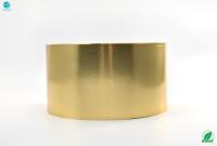 China Golden Cigarette Aluminium Foil Paper 55gsm Length 1500m for sale