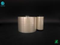 China 1.6mm Breaking Elongation ≤135%  Clear Tear Strip Tape BOPP Waterproof for sale