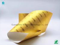 China 55 Grammage Embossing Aluminum Cigarette Foil Paper For Boxes Low Side Bending for sale