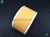 China Cig / Tobacco Filter Paper Pearlized Hot Stamping Printing Perforation Smooth Surface Tipping Paper for sale