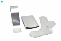 China Silver Aluminium Foil Laminated BOPP Film Seal Waterproof Packaging Film For Cigarette Box for sale