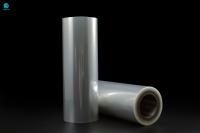 China 360mm Jumbo Glossy Clear Heat Sealing BOPP Film Roll For Cigarette Box Packaging for sale
