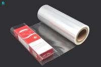 China 360mm Jumbo Glossy Clear Heat Sealing BOPP Film Roll For Cigarette Box Packaging for sale