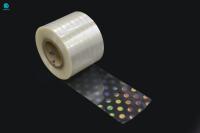 China Security Shiny Holographic BOPP Film Roll For Cigarette Box Package To Protect Brand Rights for sale