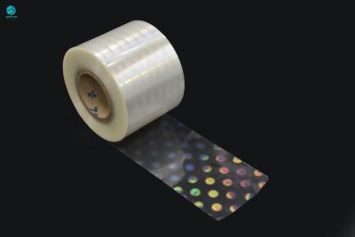 China Security Shiny Holographic BOPP Film Roll For Cigarette Box Package To Protect Brand Rights for sale