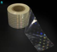 China Security Shiny Holographic BOPP Film Roll For Cigarette Box Package To Protect Brand Rights for sale
