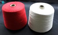 China 10000M Red White Cotton Thread Rolls For Filter Rod Center Line To Change Cigarette Tasty for sale