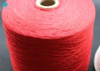China Soft Thin Red Sweet Cotton Thread Bobbins For Cigarette Filter Rod Packaging As Center Line for sale