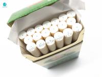China Thin Soft Mint Green Cotton Thread Rolls Use For Filter Rod And Cigarette Packaging for sale