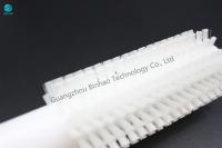 China Customize Size Cigarette Machine Spare Parts Nylon White Long Brush For Tipping Paper In Mk8 MK9 for sale