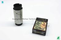 China Hot Melt Laser Coated Allochromy Surface Cigarette Molasses Tear Strip Tape Open By Hand Packaging for sale