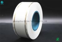 China Flat Surface Tobacco Filter Paper Coated Cork Wrapping Paper Permeability Width 64mm for sale