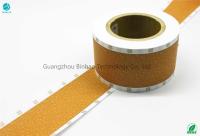 China Rolling Shape 64mm Width Tobacco Filter Paper Cork Colour Perforation 2000 CU Tipping Paper for sale