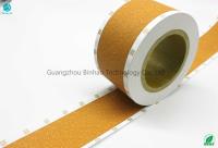 China Rolling Shape 64mm Width Tobacco Filter Paper Cork Colour Perforation 2000 CU Tipping Paper for sale
