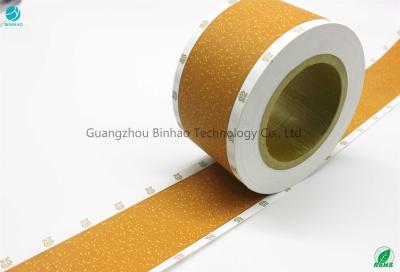 China Rolling Shape 64mm Width Tobacco Filter Paper Cork Colour Perforation 2000 CU Tipping Paper for sale