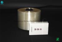 China Transparent BOPP Materials Tear Strip Tape High Running On The Package Machine for sale