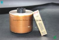 China Classic Golden Matte Colour Tear Strip Tape Bobbin Cigarette Package Materials for sale