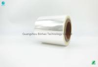 China Heat - Sealable High Temperature Clear BOPP Film  21 Micron For Tobacco Boxes for sale