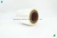 China Heat - Sealable High Temperature Clear BOPP Film  21 Micron For Tobacco Boxes for sale