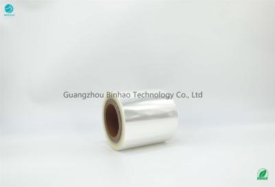 China Heat - Sealable High Temperature Clear BOPP Film  21 Micron For Tobacco Boxes for sale