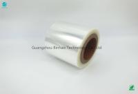 China Heat - Sealable High Temperature Clear BOPP Film  21 Micron For Tobacco Boxes for sale