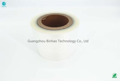 China Non - Hazardous Rolling Shape BOPP Film Roll Transparent Cigarette Pack Materials for sale