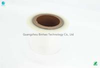 China Thermal White Invisible BOPP Film Roll Tensile Ratio  5%-8% Tobacco Case Adhesive for sale