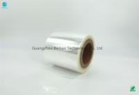 China Tobacco Boxes BOPP Plastic Film Heat Sealable Packing Materials Roll Shape for sale
