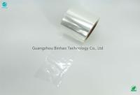 China Fully Clean Transparent Cigarette BOPP Film Shrinkage Middle High Rate 5%-8% for sale